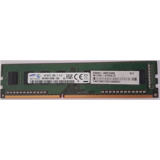 【Samsung 三星】4GB DDR3 1600 1Rx8 PC3-12800U 桌上型電腦記憶體 | 蝦皮購物