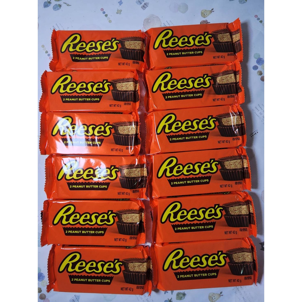 美國進口《Reeses》花生醬夾餡杯子牛奶巧克力(42g)即期品(效期:2025/06/02)市價45元特價15元 | 蝦皮購物