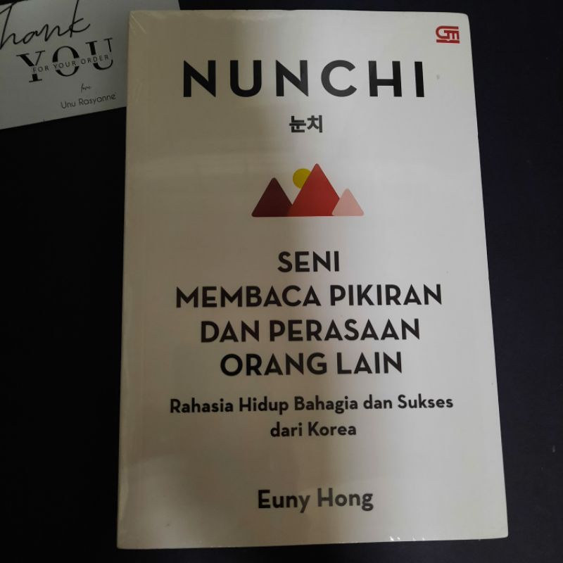 Buku Nunchi Seni Membaca Pikiran dan Perasaan | 蝦皮購物
