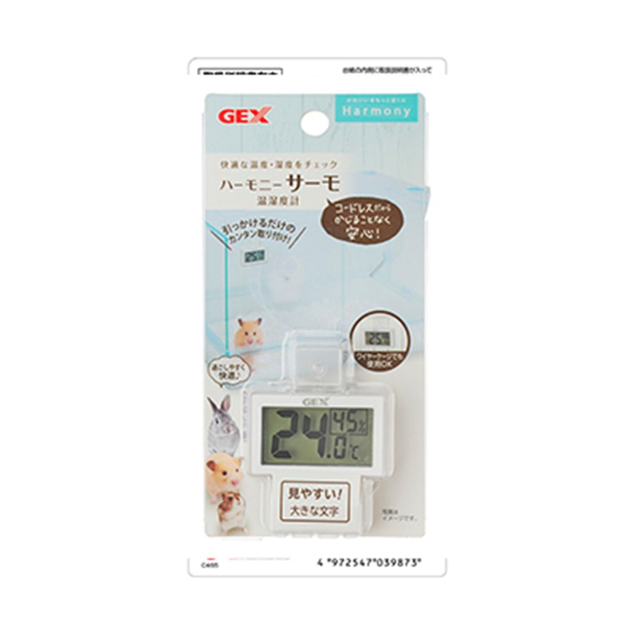 ★Petshop寵物網★GEX 小寵物透視屋液晶溫度濕度顯示器 透視屋 | 蝦皮購物