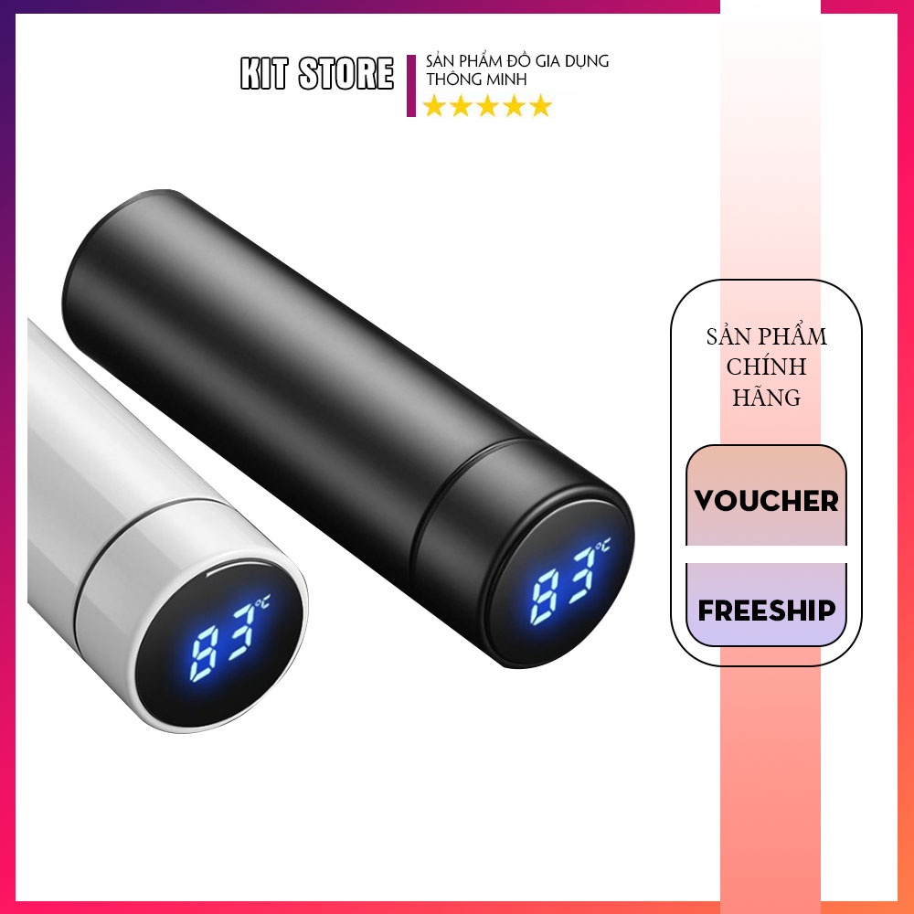 帶 LED 溫度指示燈的保溫瓶 480ml | 蝦皮購物