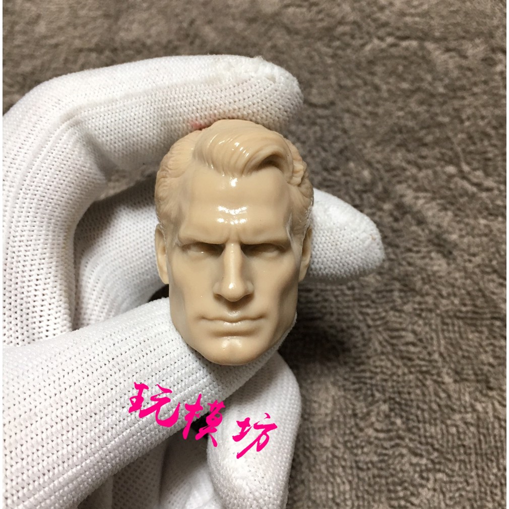 【玩模坊H-017】1/6 ( 白模 ) 經典 超人 頭雕 | 蝦皮購物