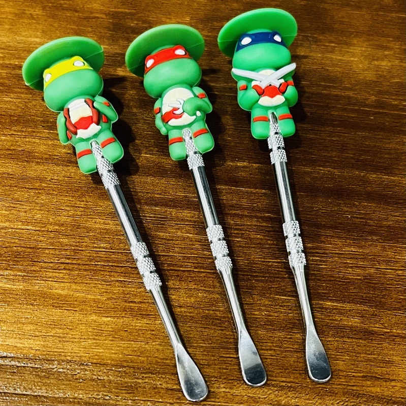 🐢ninja turtles Tool Kit Wax for dab oil rig 忍者龜 油用膏用 專用勺 | 蝦皮購物