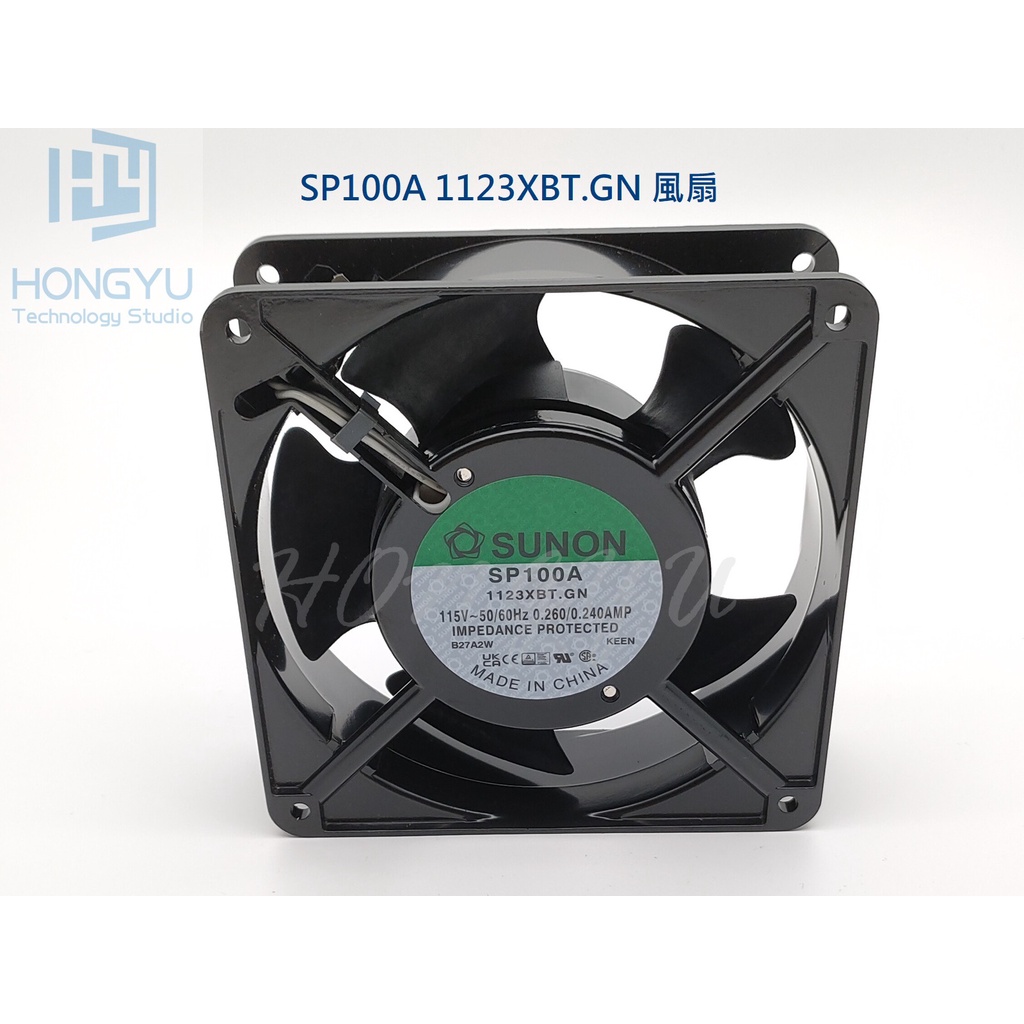 台灣建準 SUNON 1123XBT 機箱 12CM AC 交流 110V 機箱風扇 抽風扇 散熱風扇 | 蝦皮購物
