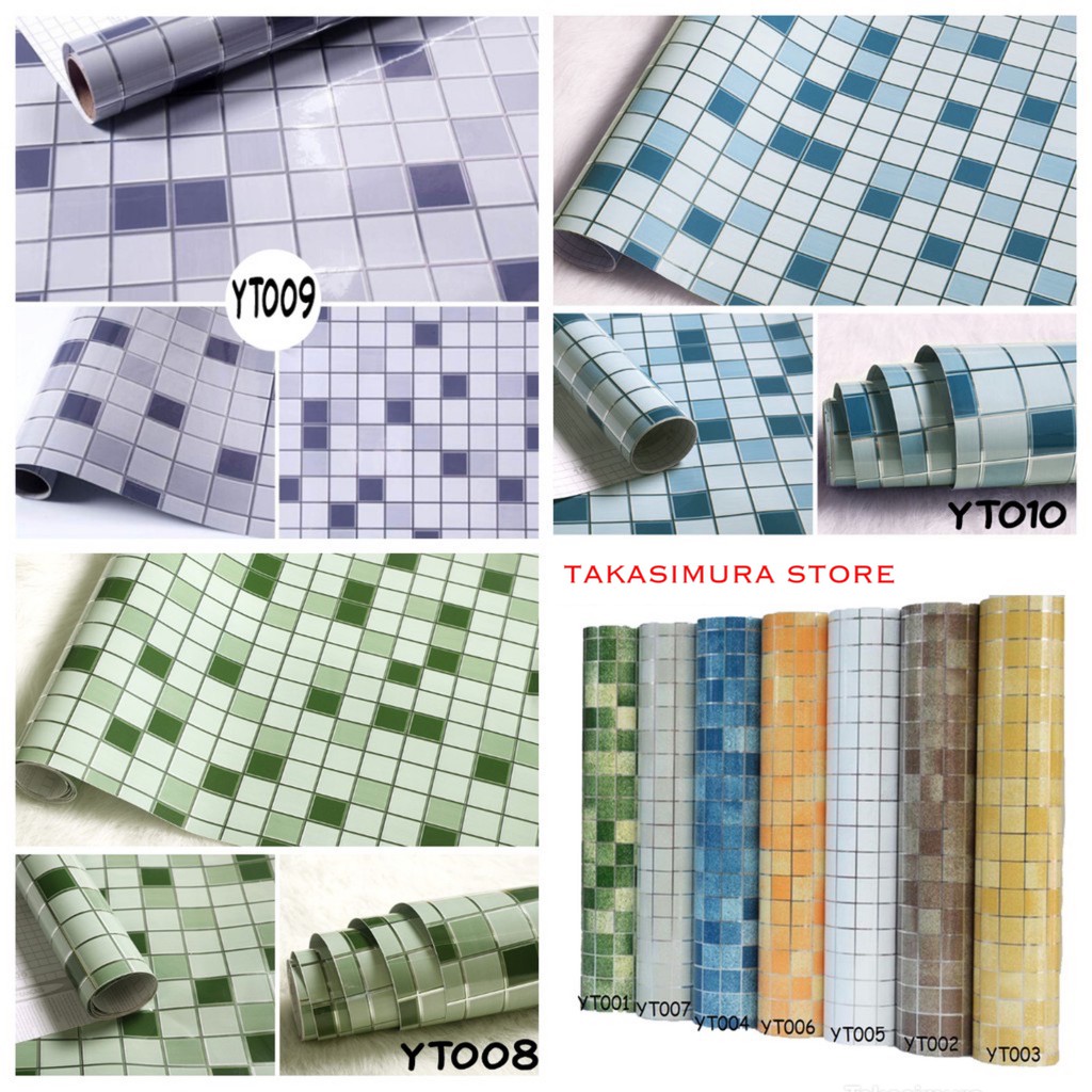 貼紙壁紙廚房浴室貼紙防水防油長5米x 45cm 60cm | 蝦皮購物