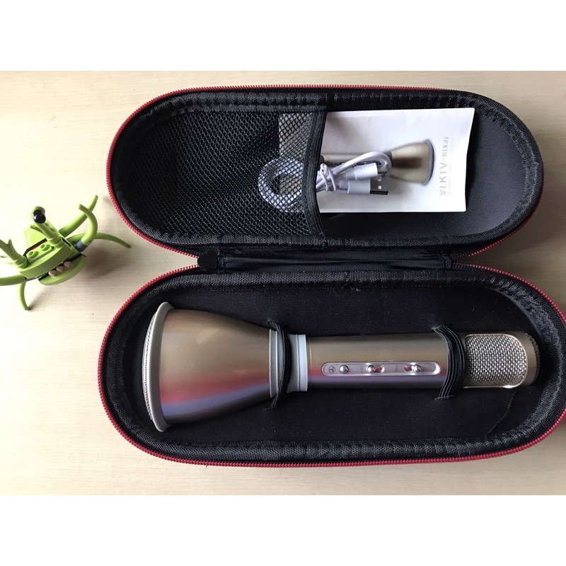 K068 手機 掌上KTV 唱歌 無線 麥克風 藍牙 藍芽喇叭（二手） | 蝦皮購物