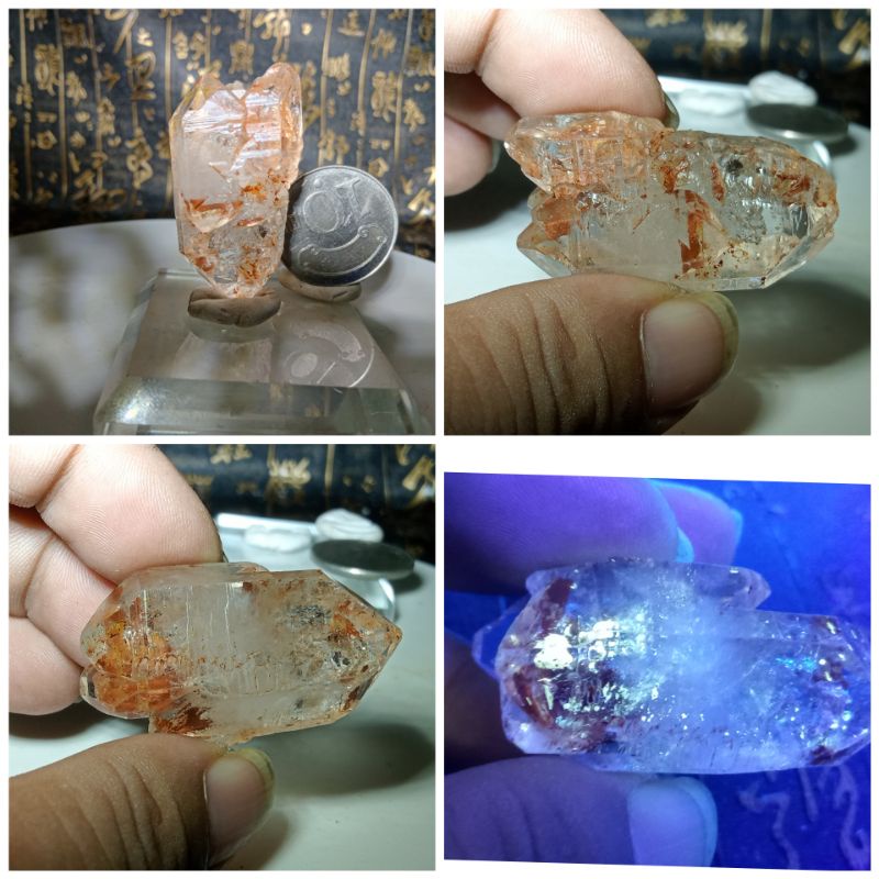 《晶華》水晶 馬達加斯加 骸骨 油膽 02A01 | 蝦皮購物