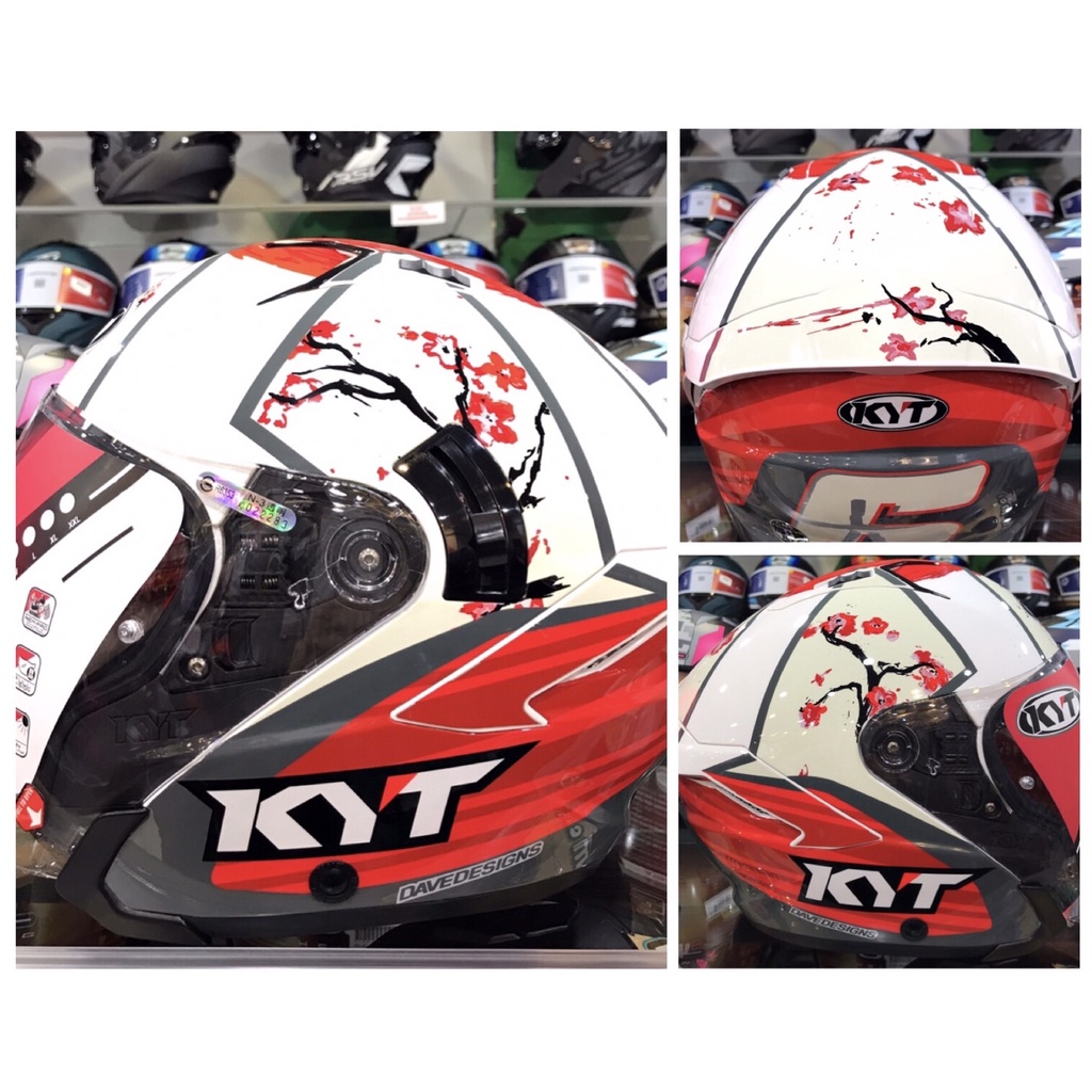 【星騎士】中清店 KYT NFJ NF-J #41海盜 #6櫻花 選手彩繪 半罩式安全帽 | 蝦皮購物