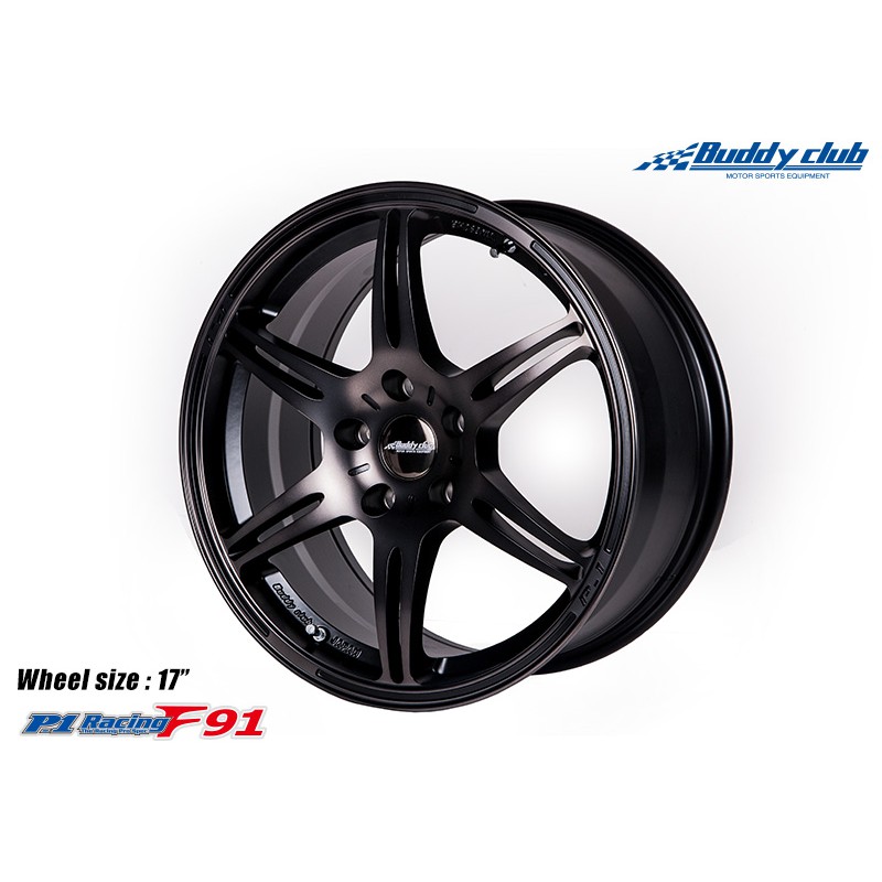 Buddy club P-1 Racing F91 17吋鋁圈-古銅黑 | 蝦皮購物