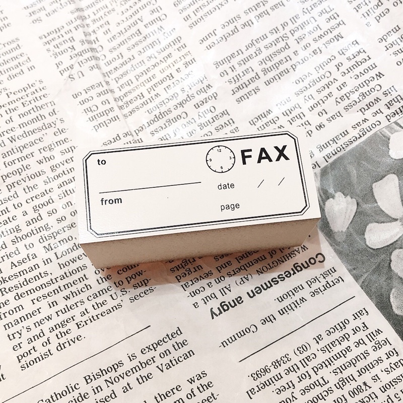 日本原創-水縞mizushima印章 -Fax head S(限量復刻) | 蝦皮購物