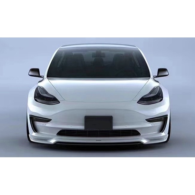 【M.GARAGE】TESLA Model 3 ART ATS 碳纖維 前下巴 風刀 側裙 尾翼 後下擾流 改裝 套件 | 蝦皮購物