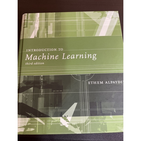 Introduction to machine learning(3rd edition) | 蝦皮購物