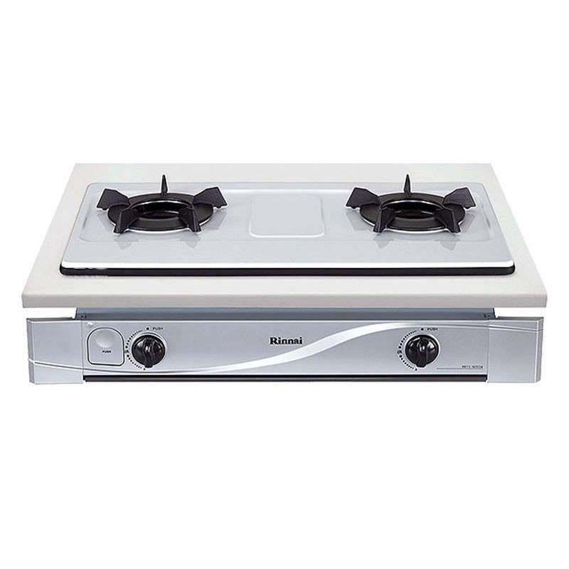 林內 RBTS-N201(W)_NG1 崁入式內焰雙口爐二口爐瓦斯爐(琺瑯) 天然氣(含全台安裝) 大型配送 | 蝦皮購物