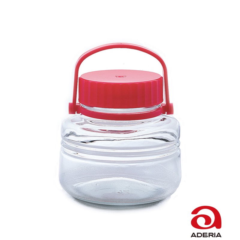 伴桌｜日本 ADERIA 梅酒罐 2L ( 醃漬罐 儲存罐 玻璃儲存罐 密封罐 提把玻璃罐 日本製) | 蝦皮購物