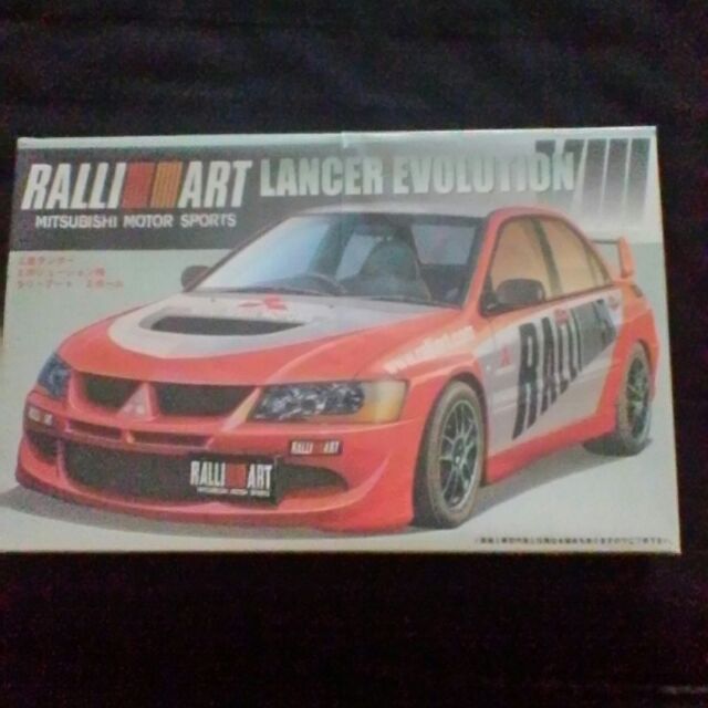 Fujimi Lancer evolution VIII ralliart 1/24 MITSUBISHI | 蝦皮購物