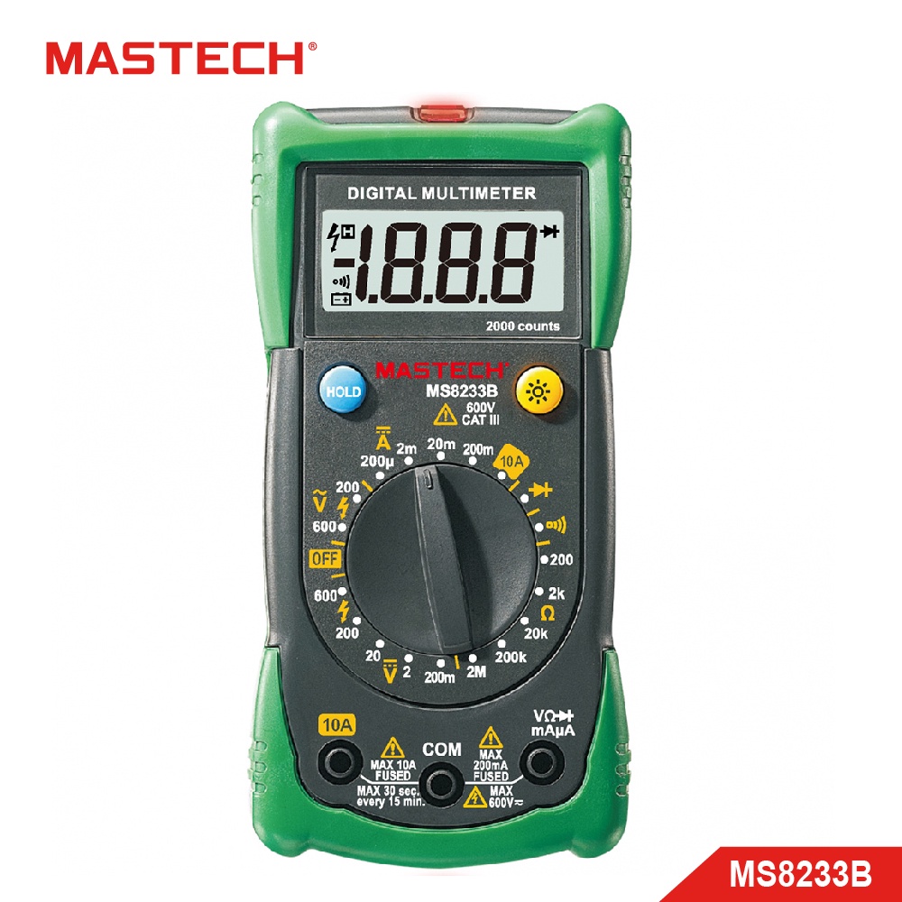 MASTECH 邁世 MS8233B 數字萬用表 | 蝦皮購物