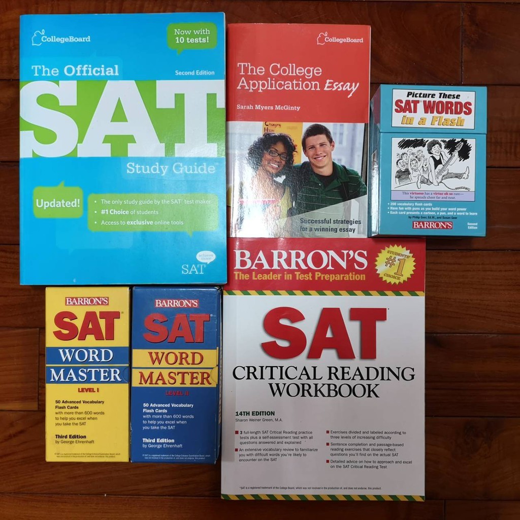 SAT用書｜The Official / Barrons / Picture words / Collegeboard | 蝦皮購物