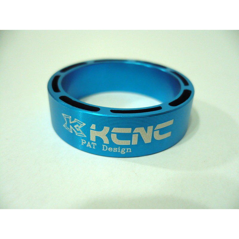 【vsmart】KCNC 車頭碗CNC鋁合金墊圈 1-1/8", 10mm 5g 藍 670 龍頭墊圈 | 蝦皮購物