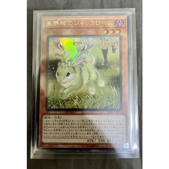 遊戲王 EP19-JP024 未界域的鹿角兔 (金亮) | 蝦皮購物