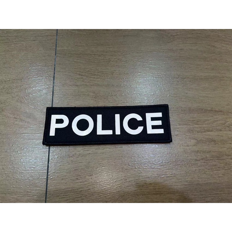 《K.T.T.》 HL POLICE 字樣 反光 16cm x 5cm | 蝦皮購物