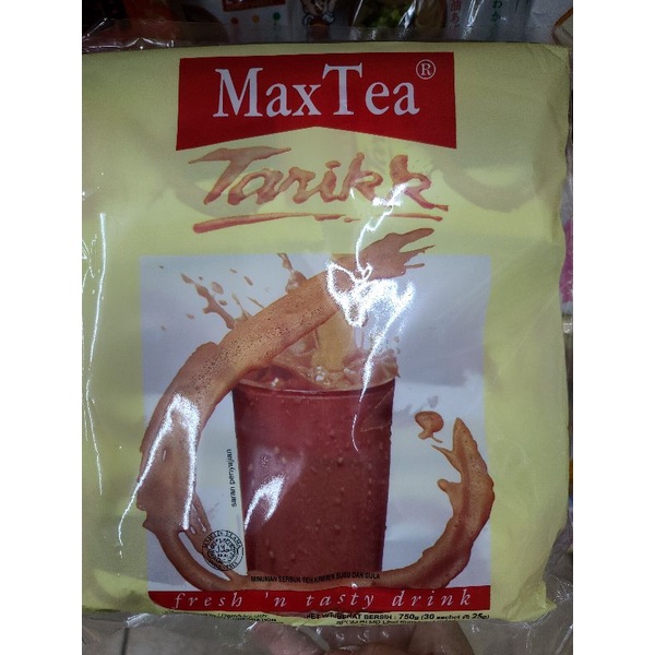 Max Tea 印尼奶茶 750g 30包 即溶奶茶 拉茶 美詩三合一即溶奶茶 現貨 【小艾休閒零食舖】 | 蝦皮購物