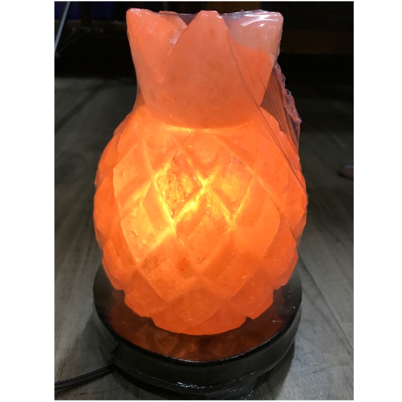 嚴選 喜馬拉雅山鹽燈 鳳梨造型usb鹽燈 旺旺來 3.3公斤 | 蝦皮購物