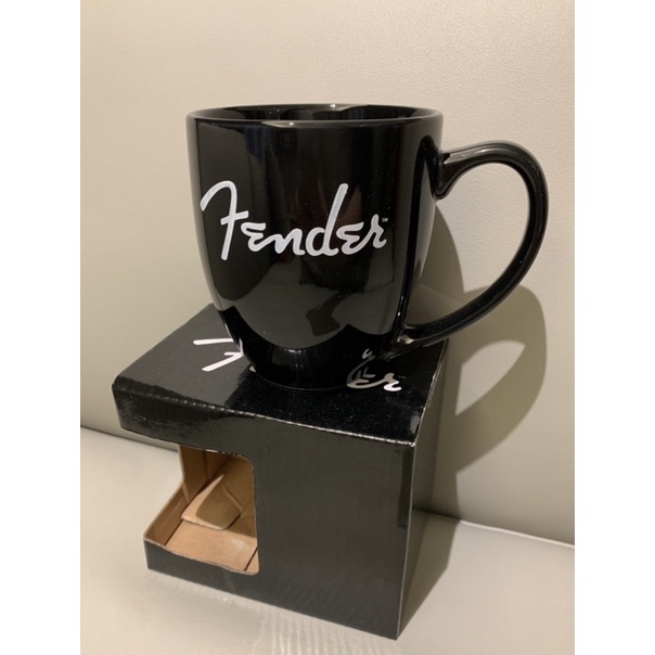（已售出）全新Fender logo bistro mug。現貨。馬克杯/咖啡杯/水杯。芬達樂器公司吉他音箱品牌杯子。 | 蝦皮購物