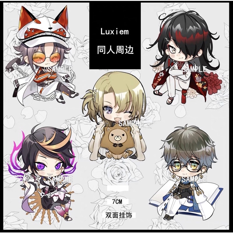 《現貨》彩虹社EN Luxiem 同人吊飾 代購 Luca/Shu/Ike/Mysta/Vox | 蝦皮購物