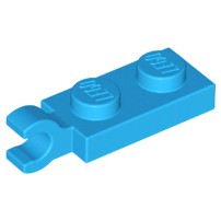 樂高 LEGO 深 天空藍色 1x2 薄板 附夾 水平夾 63868 6354673 Azure Plate Clip | 蝦皮購物