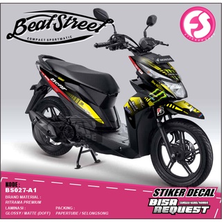 貼花貼紙 BEAT STREET OLD CUSTOM 設計貼紙全身 BEAT TREET OLD BS | 蝦皮購物