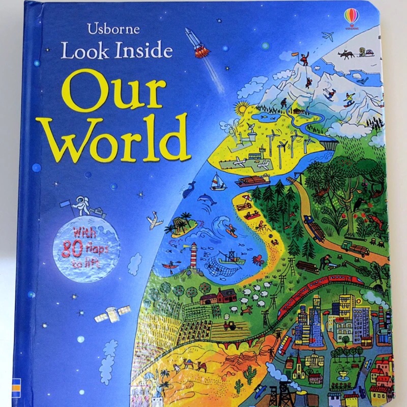 Usborne Look Inside 系列 Our World 翻翻書 | 蝦皮購物
