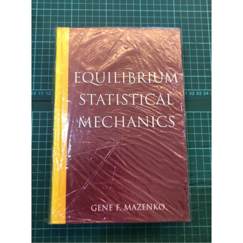 MAZENKO｜EQUILIBRIUM STATISTICAL MECHANICS 2000 | 蝦皮購物