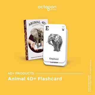 【Octagon Studio】 ANIMAL 4D+ 動物系列 4D 互動卡牌 | 蝦皮購物