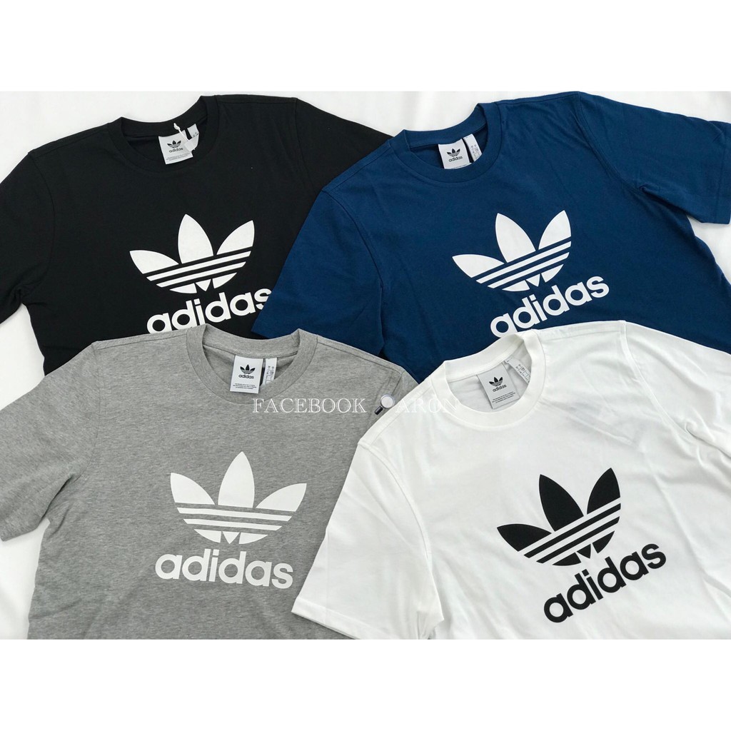 𝘼𝙍𝙊𝙉𝙎𝙃𝙊𝙋 ® Adidas 短袖 | Originals系列 基本logo款 三葉草 短T 愛迪達 CW0709 | 蝦皮購物