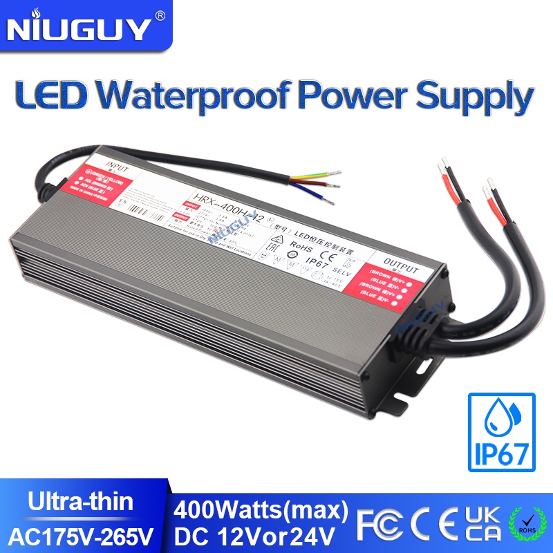 400w防水led電源-ip67,400w變壓器ac175v-240v轉dc12v/dc24v,led燈條,led照明驅 | 蝦皮購物