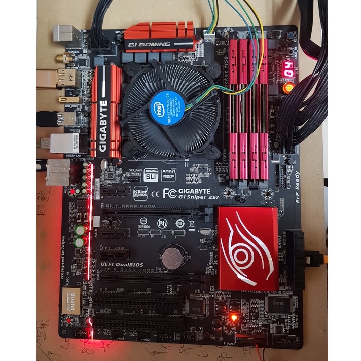 技嘉 G1.Sniper Z97 主機板 1150腳位 附擋板 有綁WINDOWS專業版數位授權 Z97 H97 | 蝦皮購物