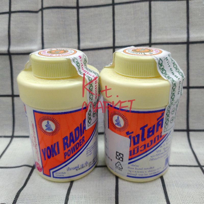 泰國🇹🇭 YOKI RADIANT POWDER 足粉 痱子粉 50g | 蝦皮購物
