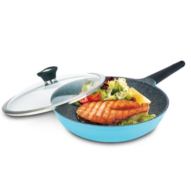 《物廉網》米雅可 MIYACO 歐式晶鑽輕量不沾平底鍋 26cm/28cm/30cm/33cm 不沾鍋 單柄鍋 煎鍋 | 蝦皮購物