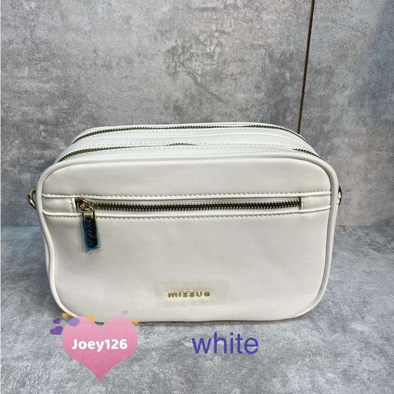 Mizzue 皮革雙層拉鍊包包 女生 側背包 斜背包 肩背包 女生皮包 禮物 大容量 包包 joey126 | 蝦皮購物