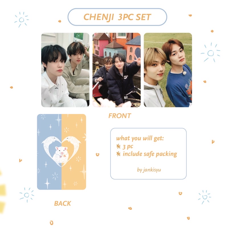 Jankisyu 的 Chenji Jichen 照片卡 PC 套裝 | 蝦皮購物