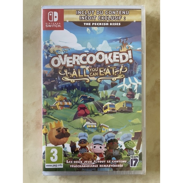 《免運》全新 NS Switch 遊戲片 胡鬧廚房！全都好吃 中文版 煮過頭1 煮過頭2 Overcooked 美版中文 | 蝦皮購物