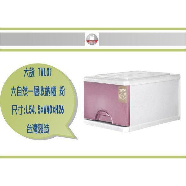 (即急集) 全館999免運 HOUSE TWL01 大自然單層收納櫃 二色 / 收納箱 / 收納盒 / | 蝦皮購物