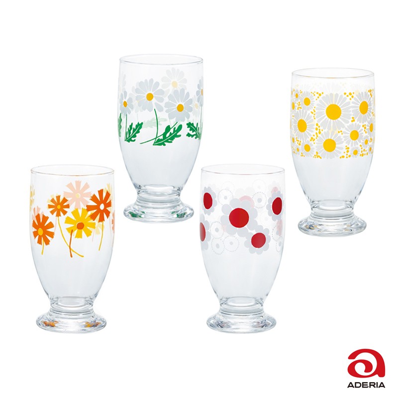 伴桌｜Aderia 石塚硝子 昭和系列高腳飲料杯 335ml (飲料杯 復古 水杯) | 蝦皮購物