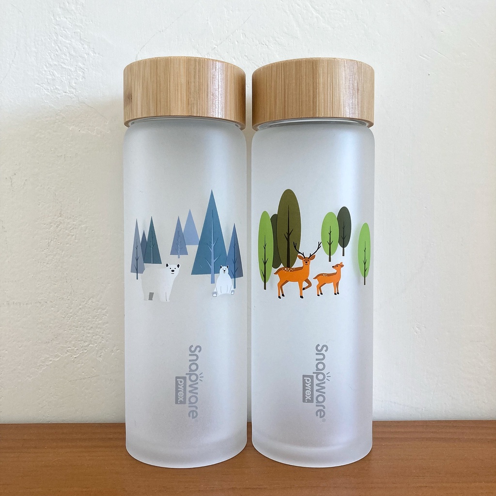 康寧 Snapware 耐熱玻璃水瓶 630ml 春日森林 冬夜森林（兩款任選）防爆玻璃杯 透明水壺 | 蝦皮購物