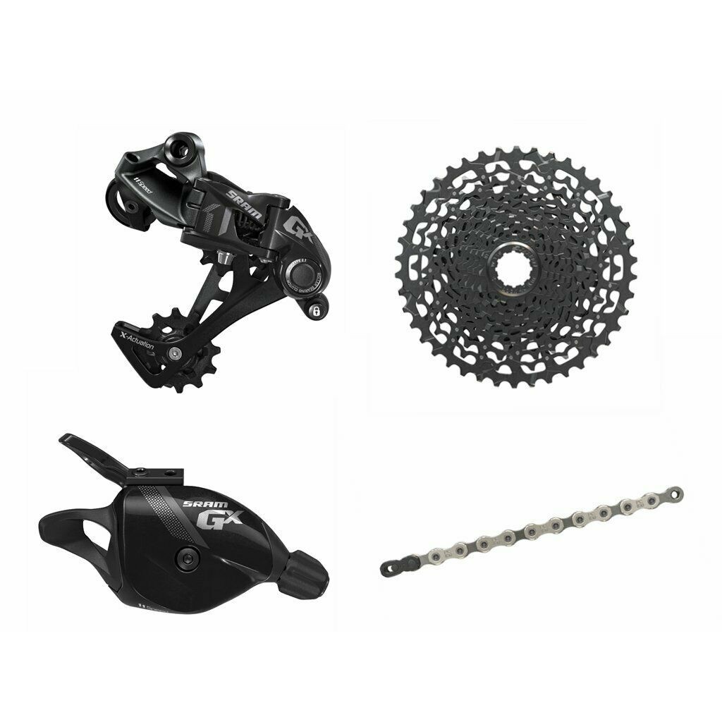 Sram MTB登山車 GX1 GX 1x11速 套件4件組 變速把手/後變/飛輪/鍊條,黑色 請詳閱描述 | 蝦皮購物