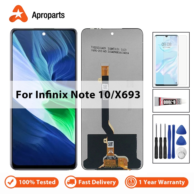 Infinix Note 10 11S 11 Pro X693 X698 X697 LCD 顯示屏觸摸屏數字化儀組件更換 | 蝦皮購物