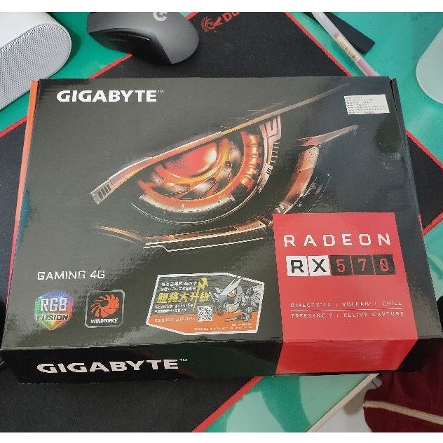 Gigabyte RX570 4G 極新 保固剩兩年 | 蝦皮購物