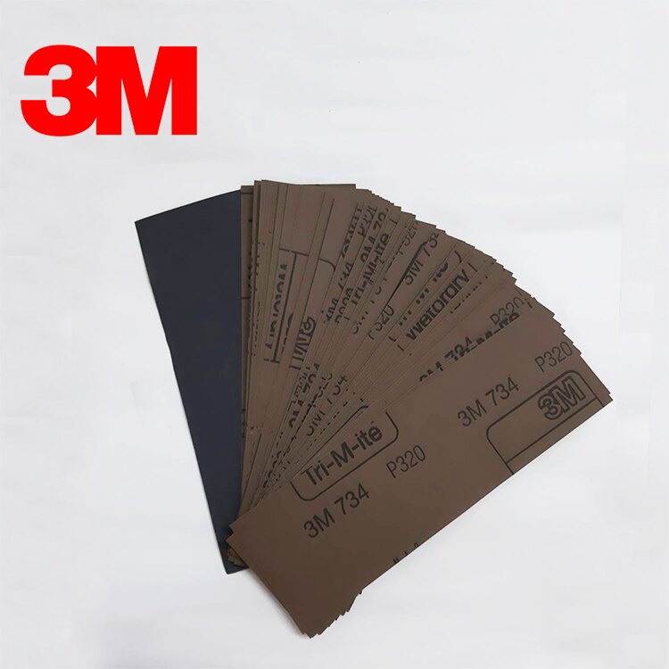 3M 734 耐水性砂紙 P320 五入一組 | 蝦皮購物