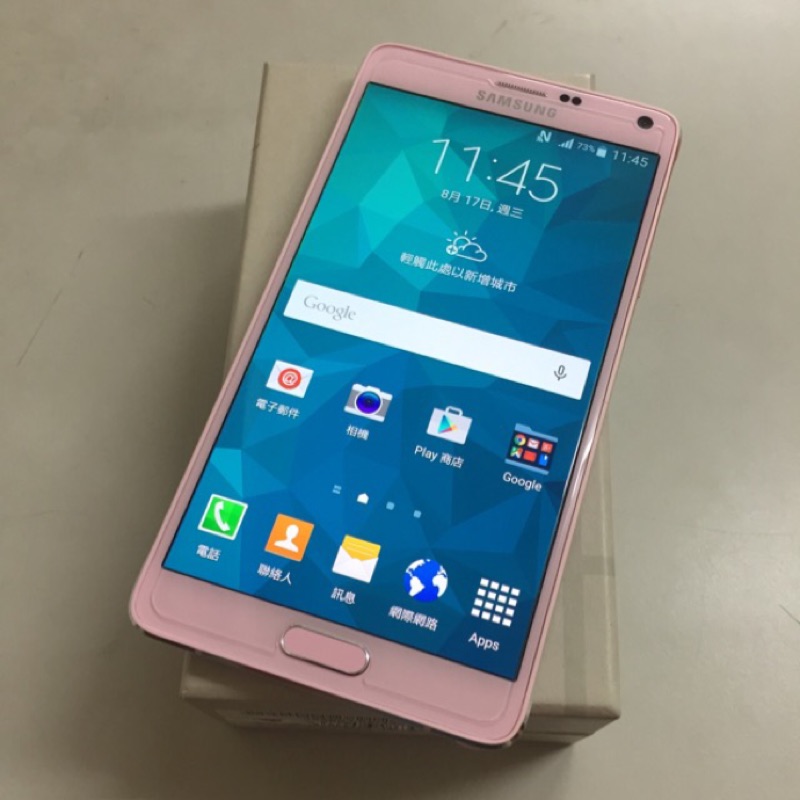 SAMSUNG GALAXY NOTE4 32G 粉色！保固到明年！ | 蝦皮購物