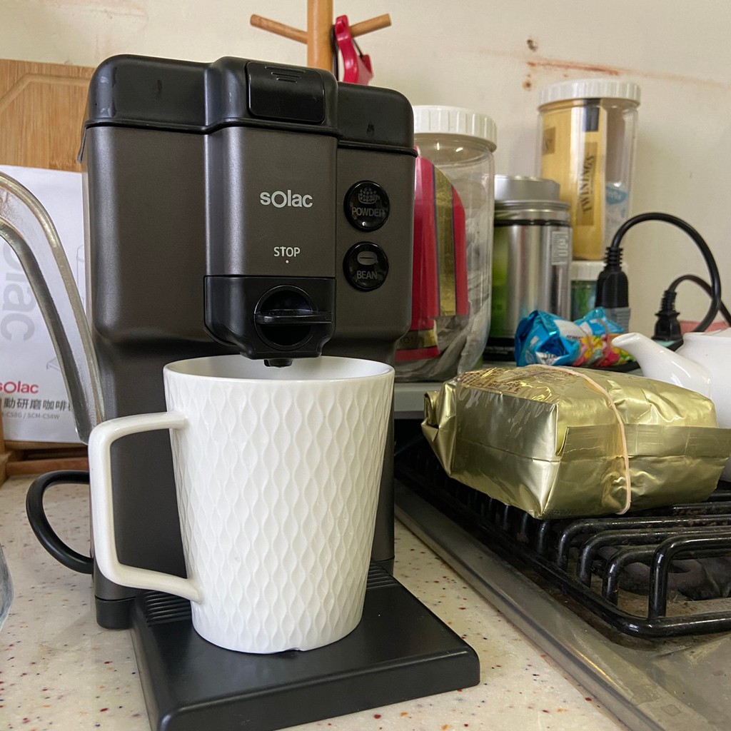 可私訊議價【Solac】自動研磨咖啡機 SCM-C58 一鍵沖泡 滴漏式 只有白色 | 蝦皮購物